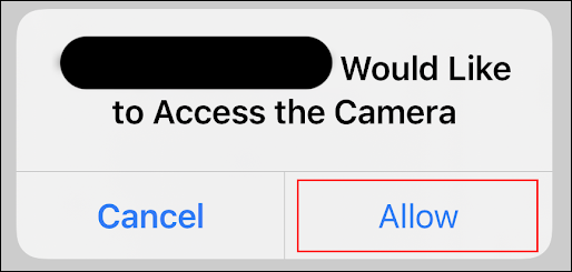 How to enable Camera access